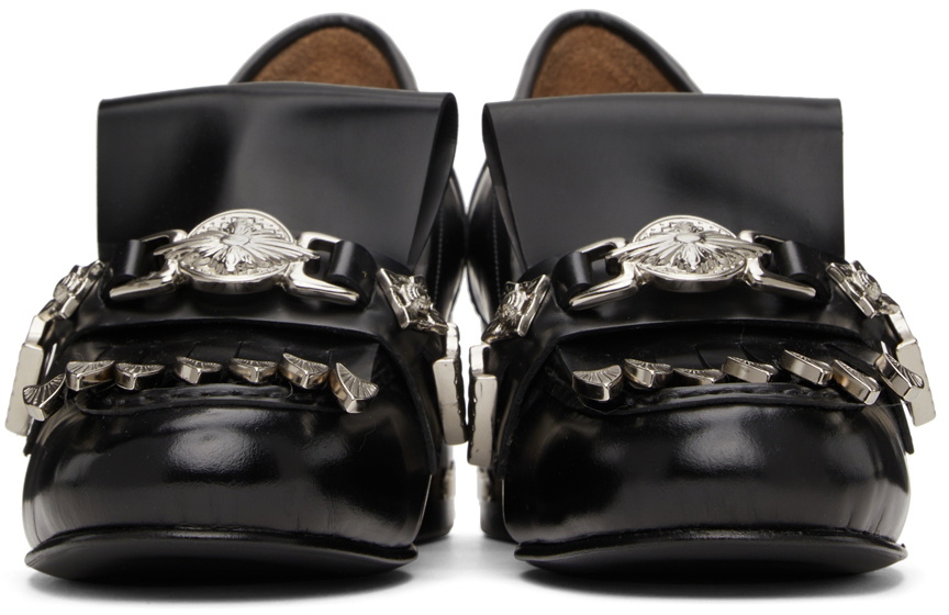 Toga Pulla Leather Loafer Heels Toga Pulla