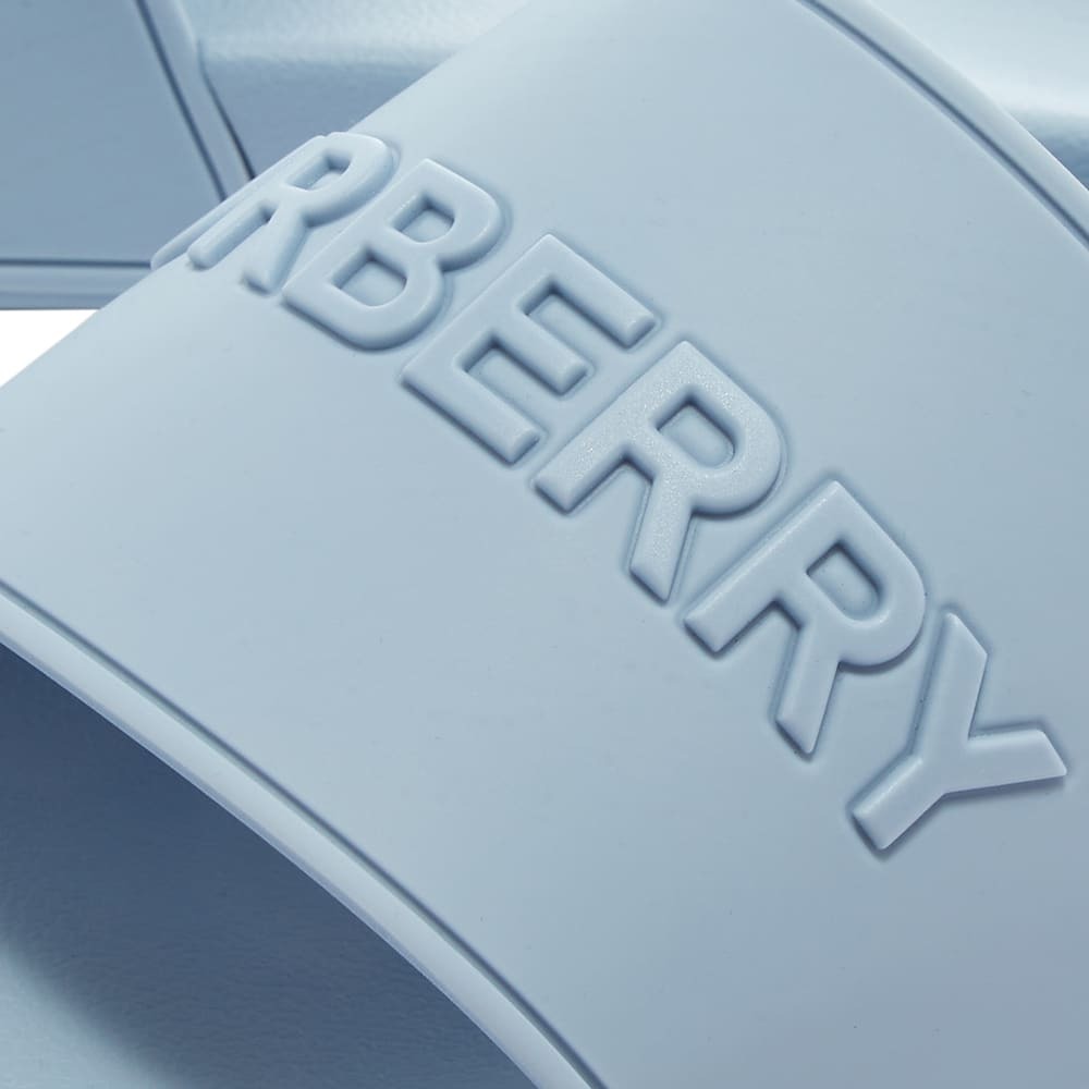 Burberry Men's Furley Logo Slide in Pale Blue Burberry