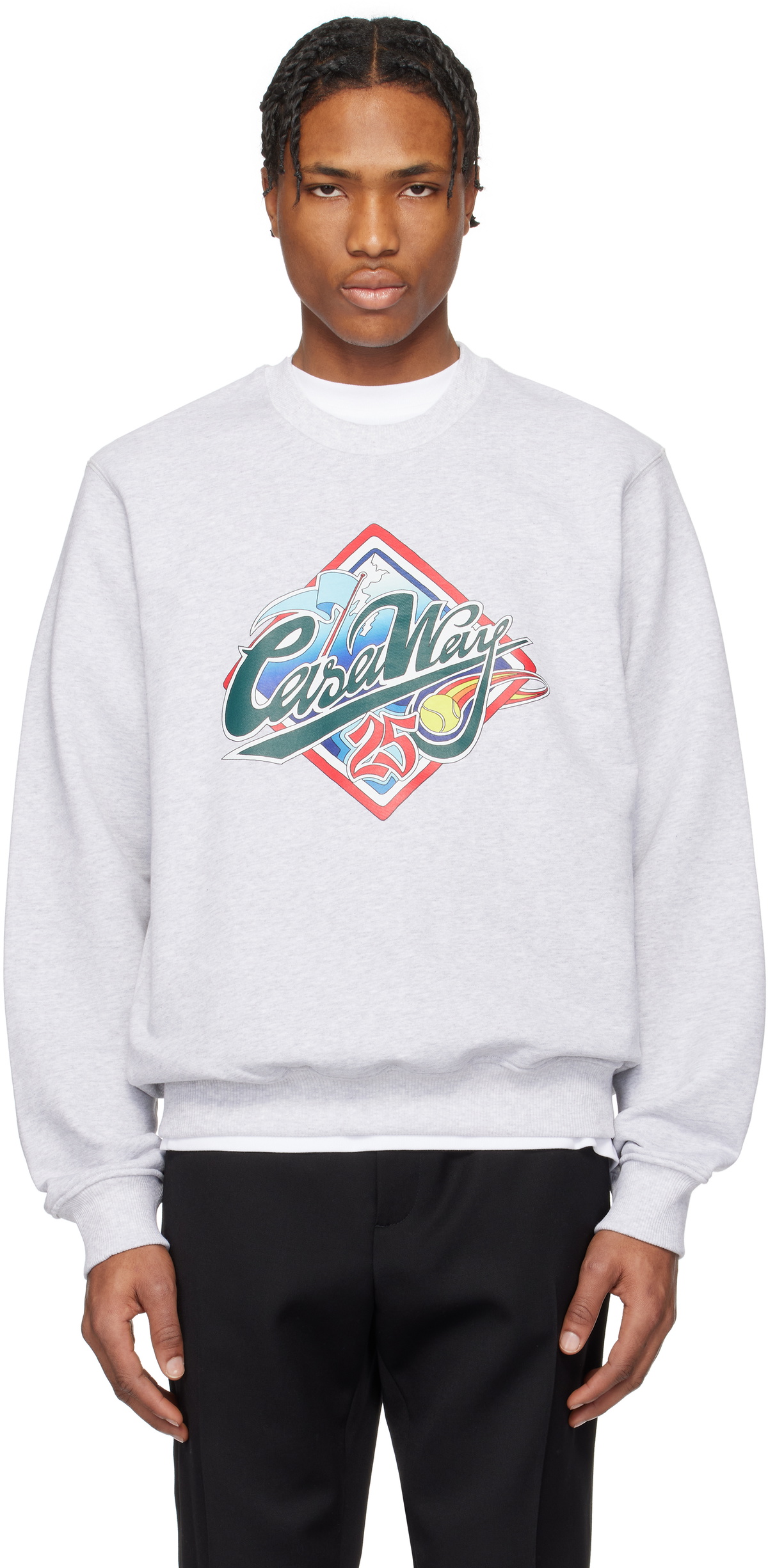 Casablanca Gray 'Casa Way' World Series Sweatshirt Casablanca