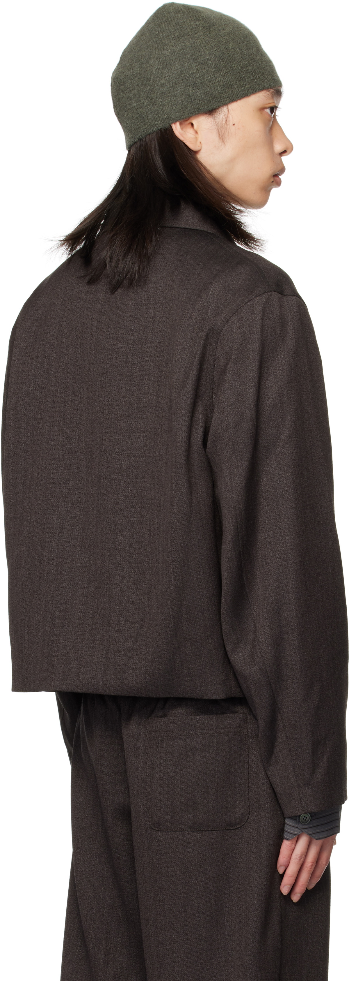 OUR LEGACY Brown Mini Jacket Our Legacy