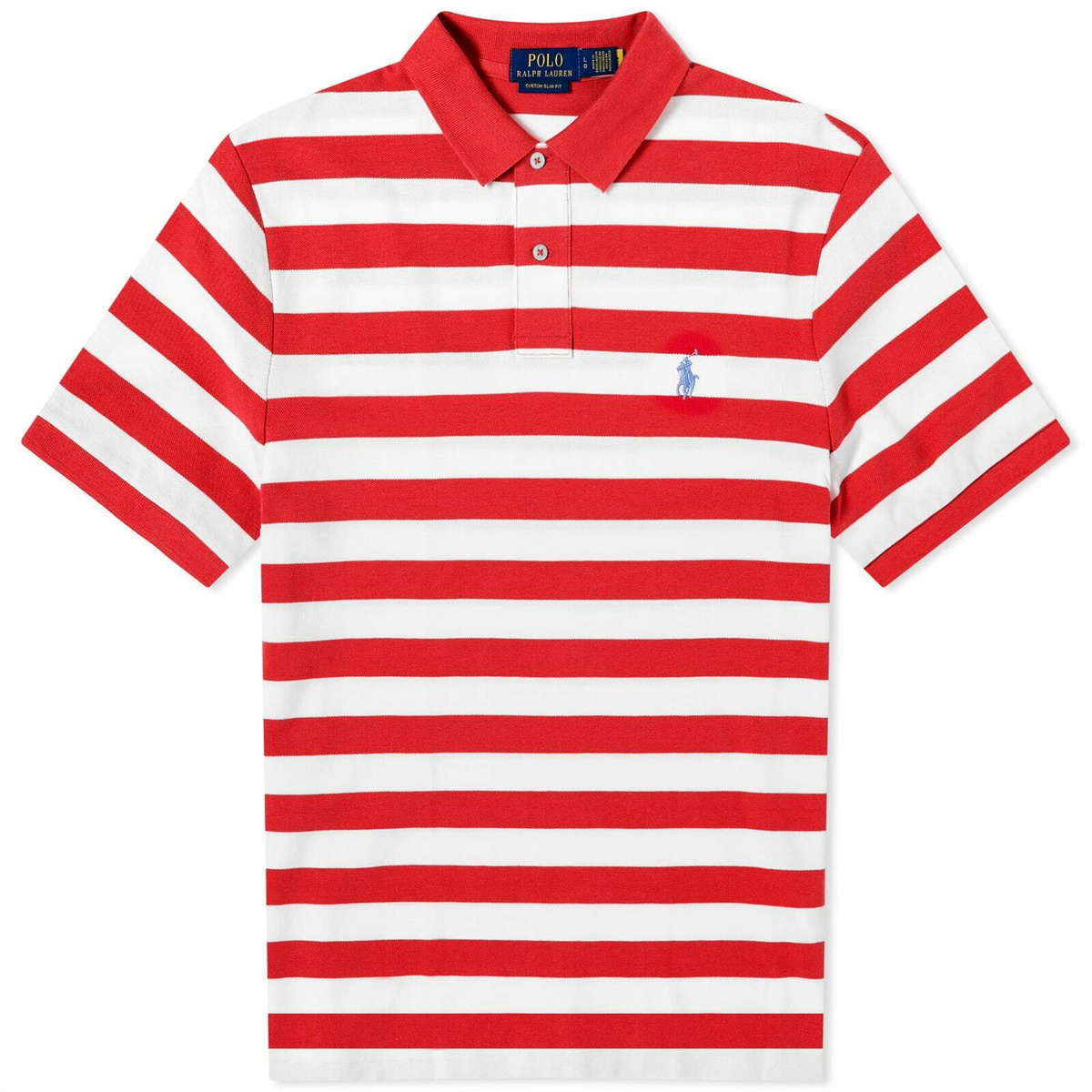 Polo Ralph Lauren Men's Bold Stripe Polo Shirt in Red/White Polo Ralph ...