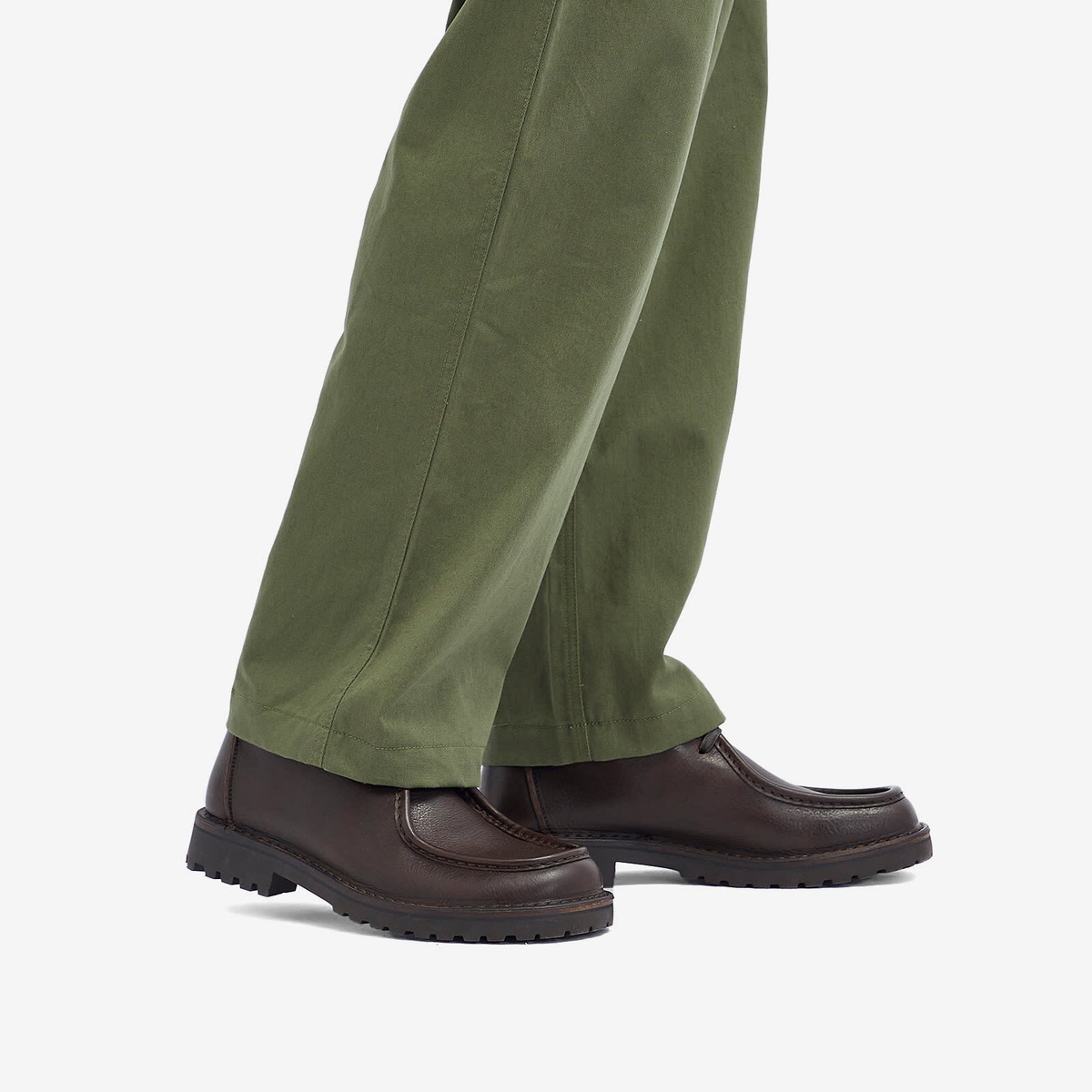 Astorflex Men's Beenflex Grain Leather Shoe in Caffe Astorflex