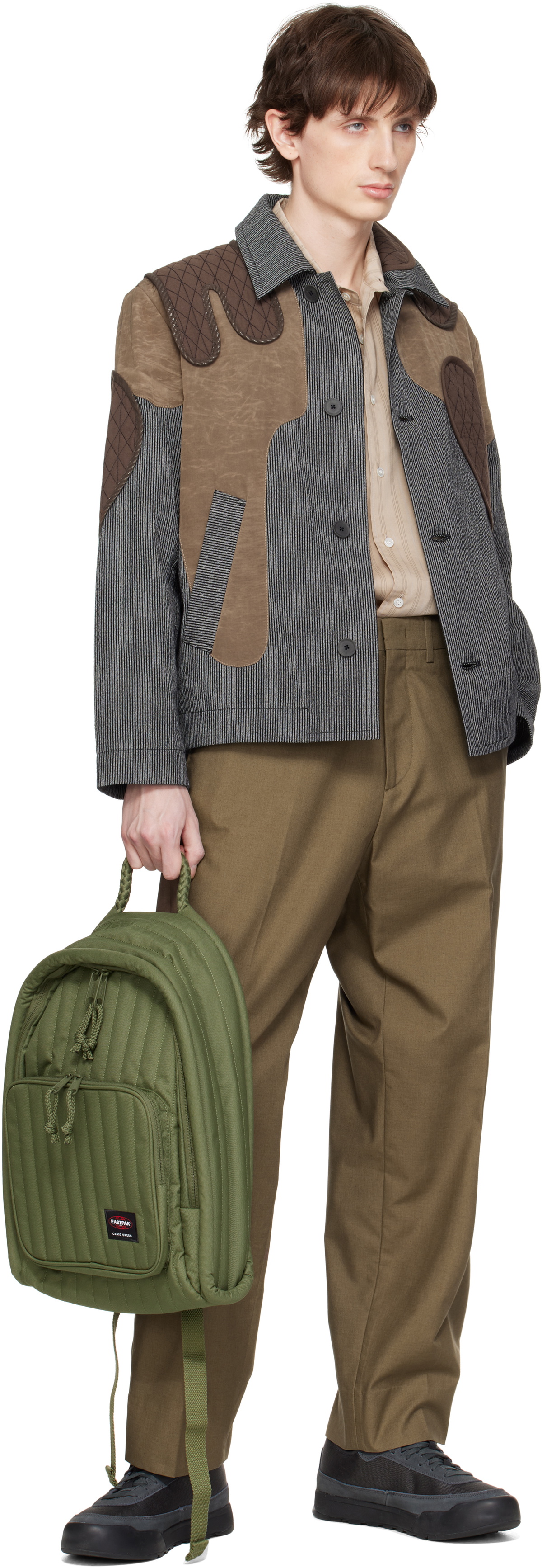 Craig Green Khaki Eastpak Edition Quilted Padded Pak'r Backpack Craig Green