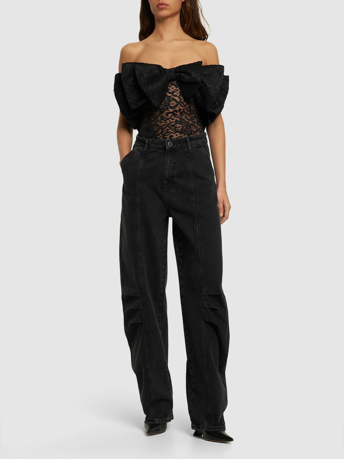 ROTATE - Lace Bodysuit W/bow ROTATE Birger Christensen
