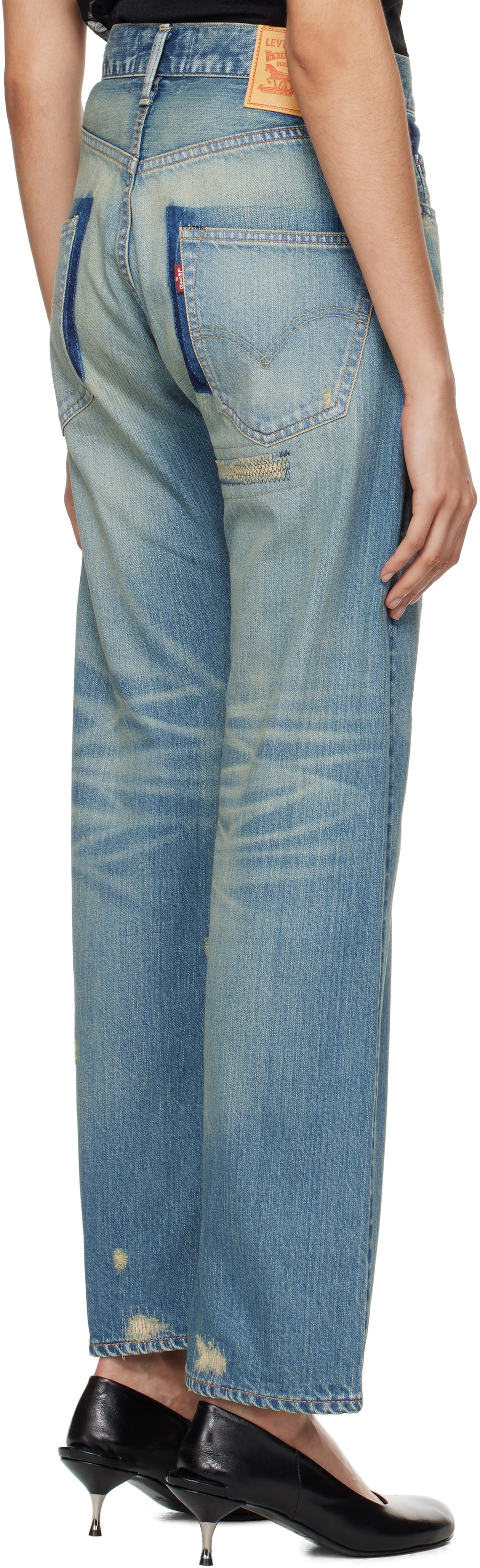 Junya Watanabe Blue Levi's Edition Customized Jeans Junya Watanabe