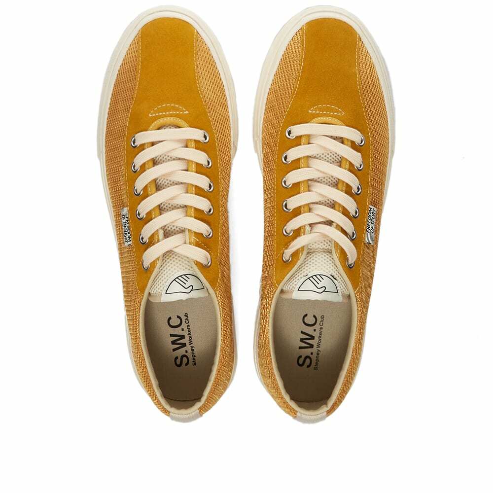 Stepney Workers Club Dellow Track Mesh Sneakers in Yellow Stepney ...