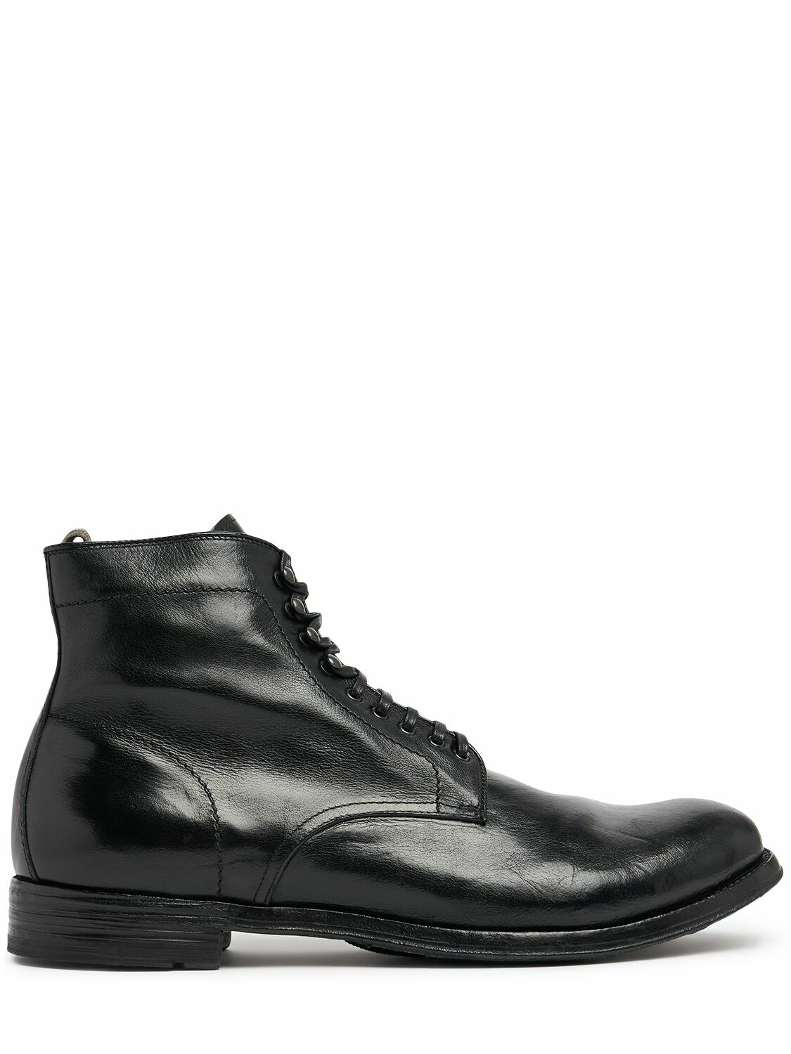 OFFICINE CREATIVE Anatomia Leather Lace-up Boots Officine Creative