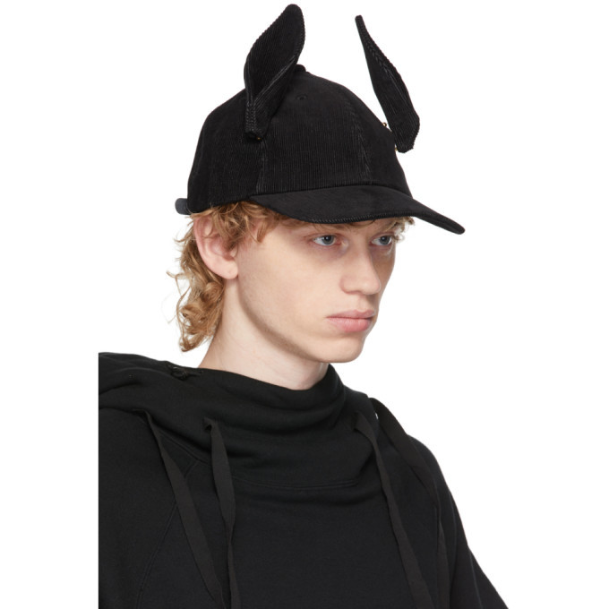 Undercover Black Corduroy Ears Cap Undercover