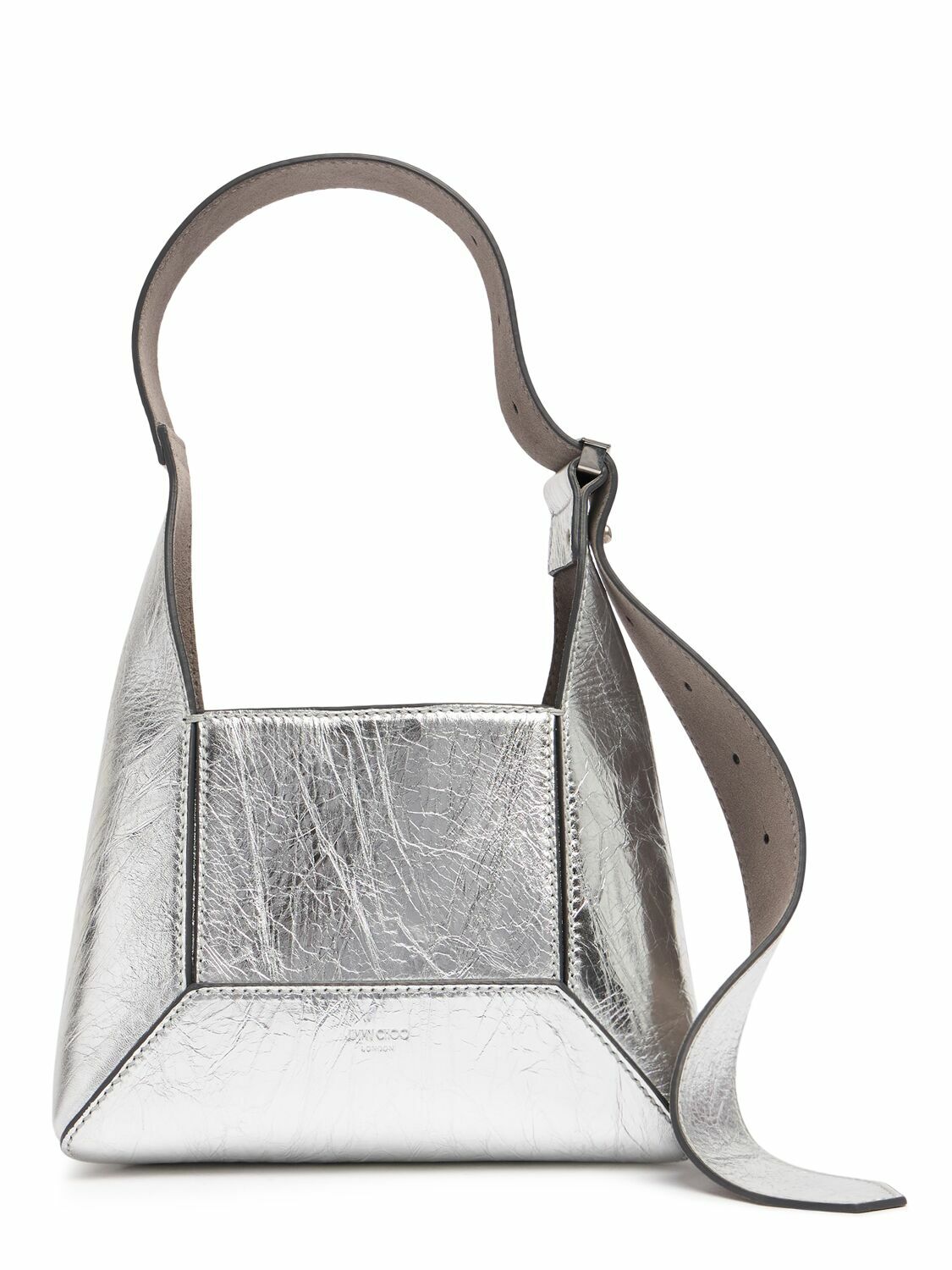 JIMMY CHOO Small Diamond Leather Hobo Bag Jimmy Choo