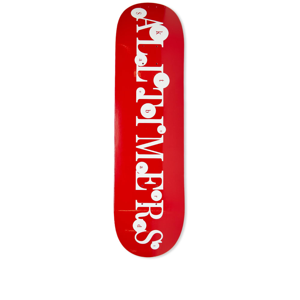 Alltimers Men's Core Skater 8.3" Deck in Red Alltimers