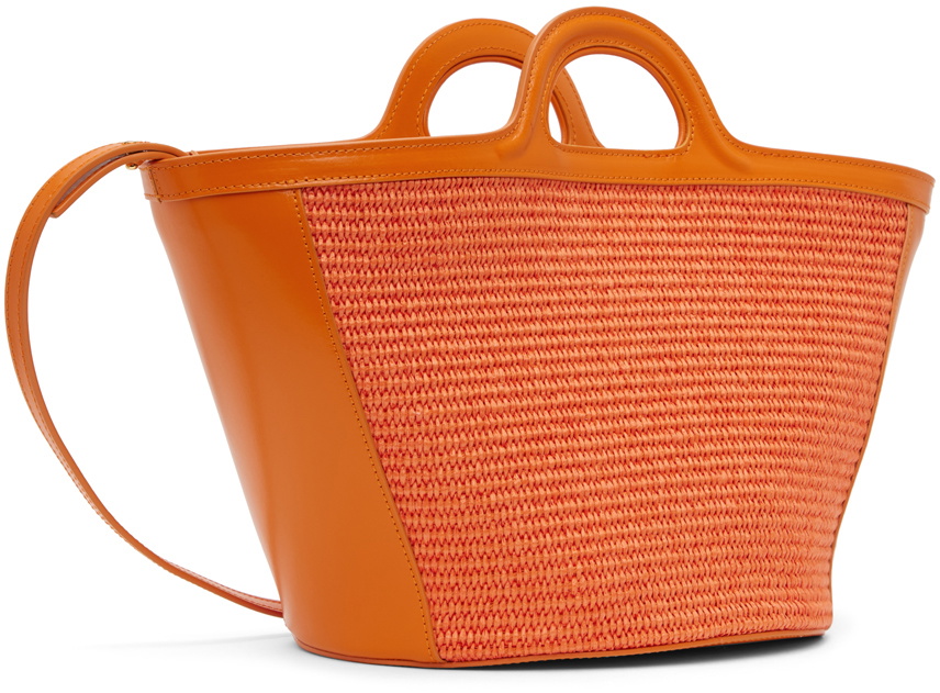 Marni Orange Small Tropicalia Tote Marni