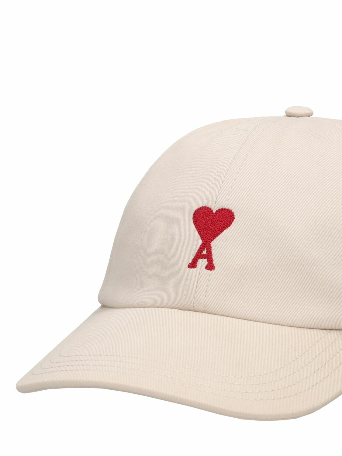 AMI PARIS - Red Adc Embroidery Cap AMI
