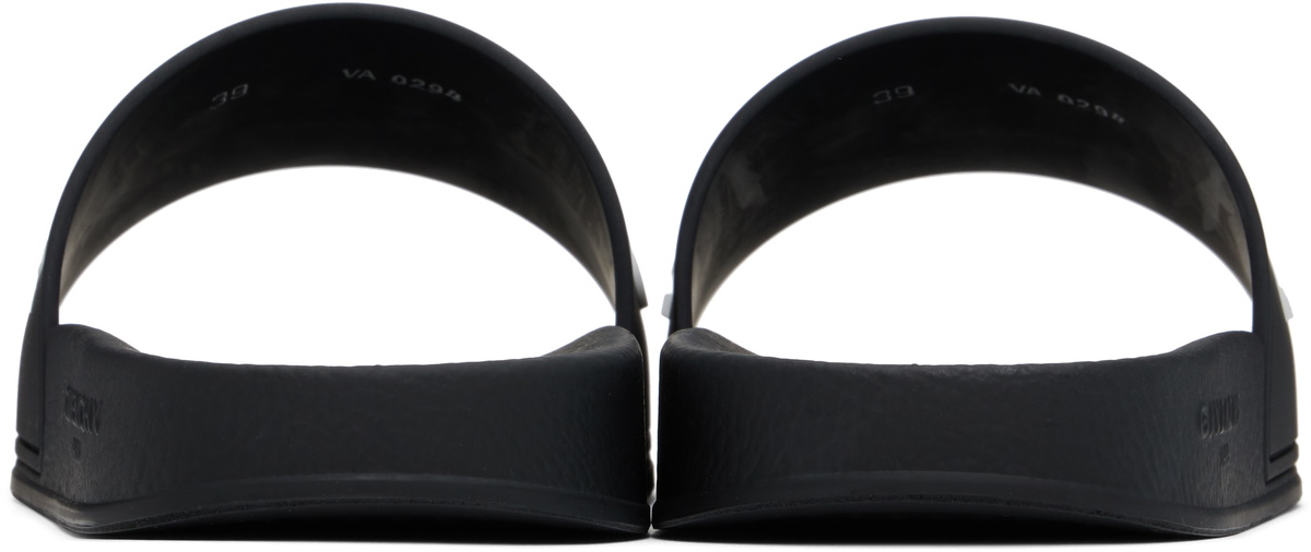 Givenchy Black Rubber Pool Slides Givenchy