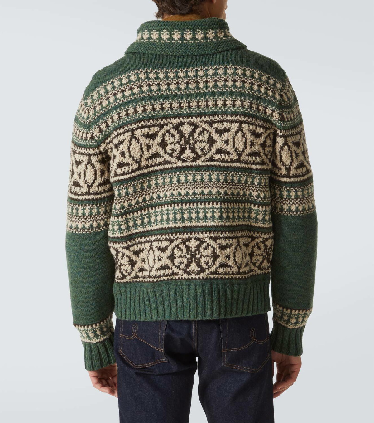 RRL Wool zip-up sweater RRL