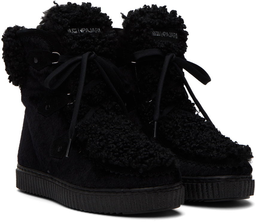 Anna Sui Black Pajar Edition Mod Boots Anna Sui