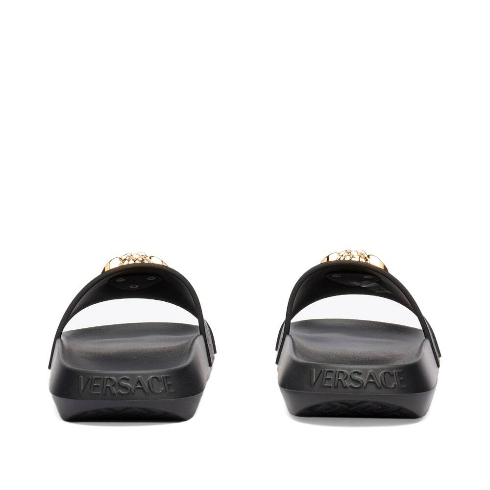 Versace Women's Medusa Head Slide in Black Versace