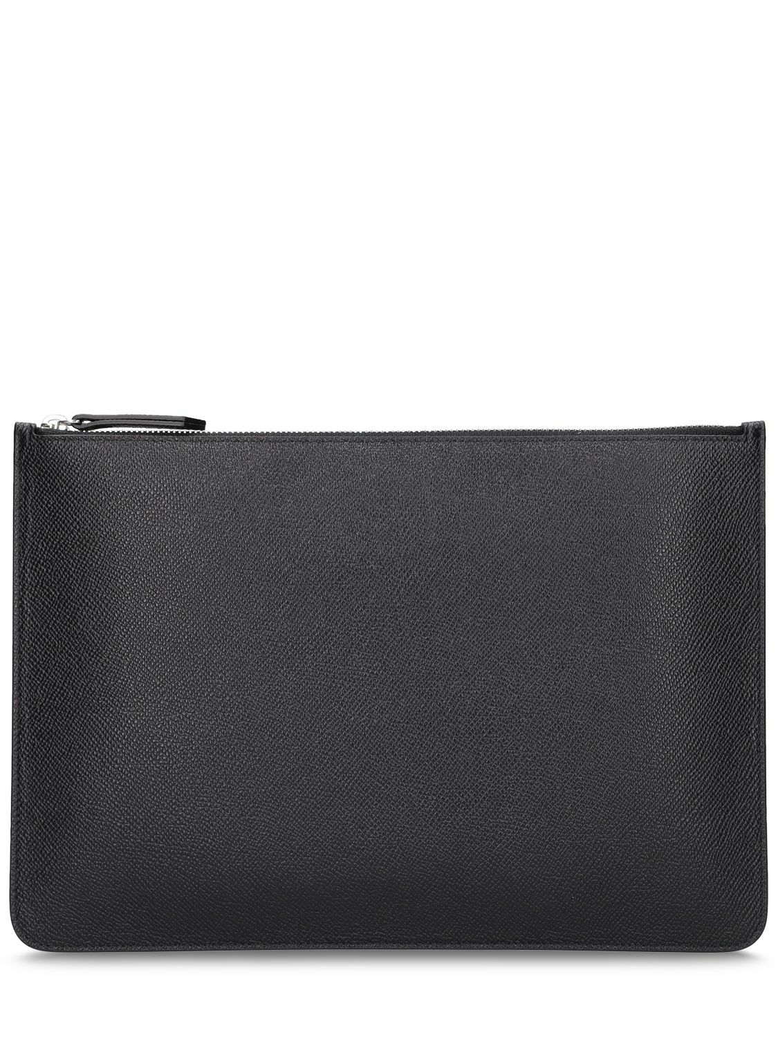 MAISON MARGIELA - Large Grainy Leather Pouch Maison Margiela