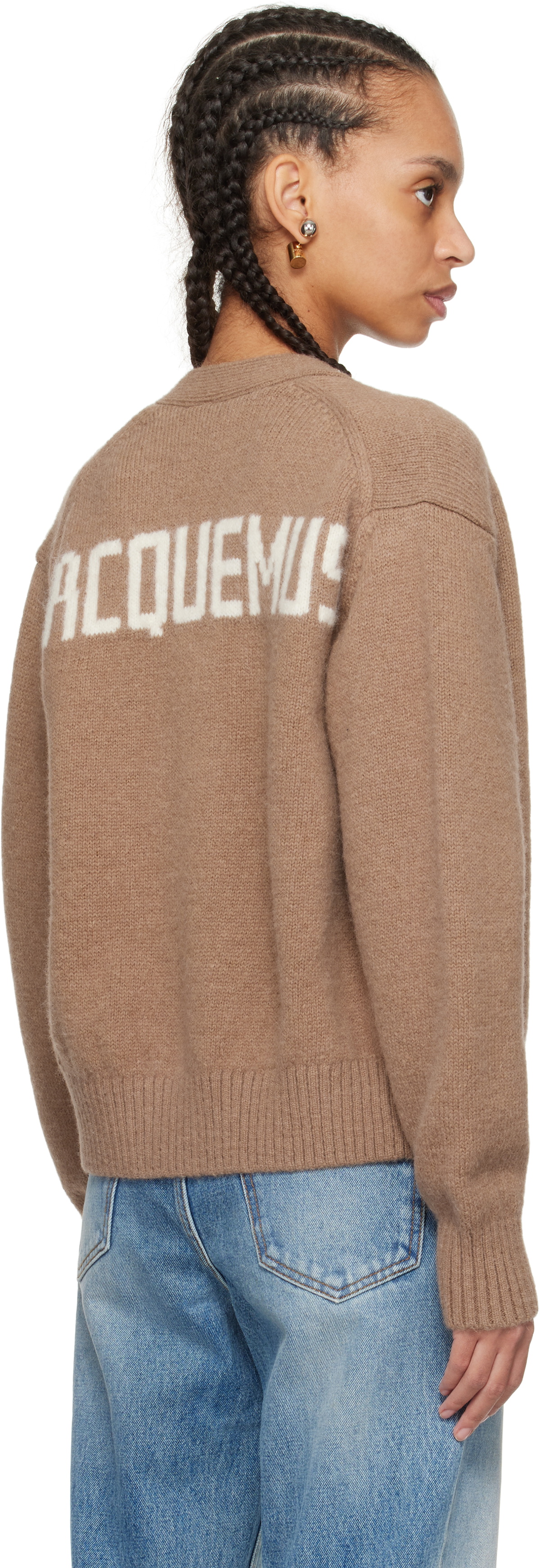 JACQUEMUS Brown 'The Jacquemus' Cardigan Jacquemus