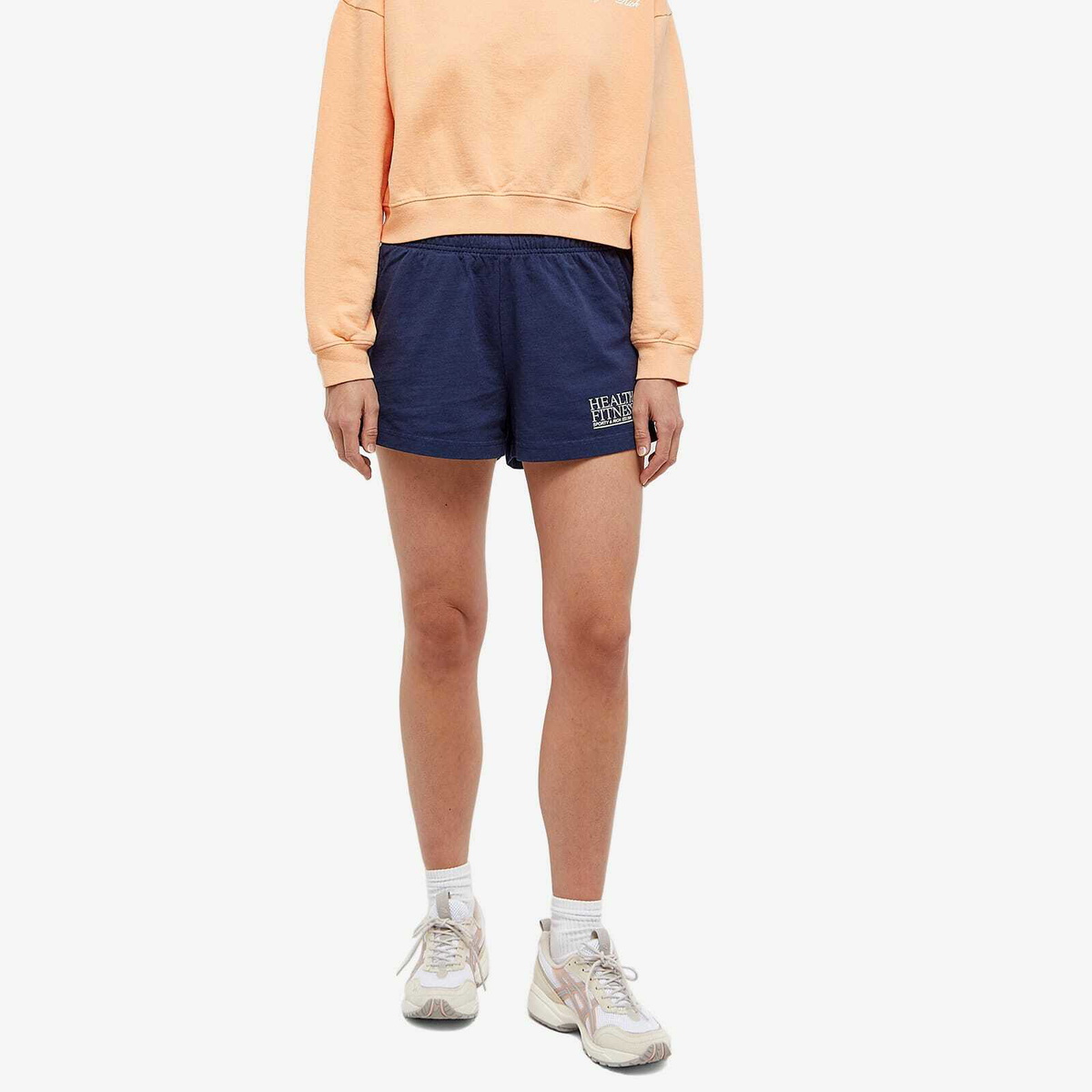 Sporty & Rich Women's Health & Fitness Disco Short in Navy/White Sporty ...