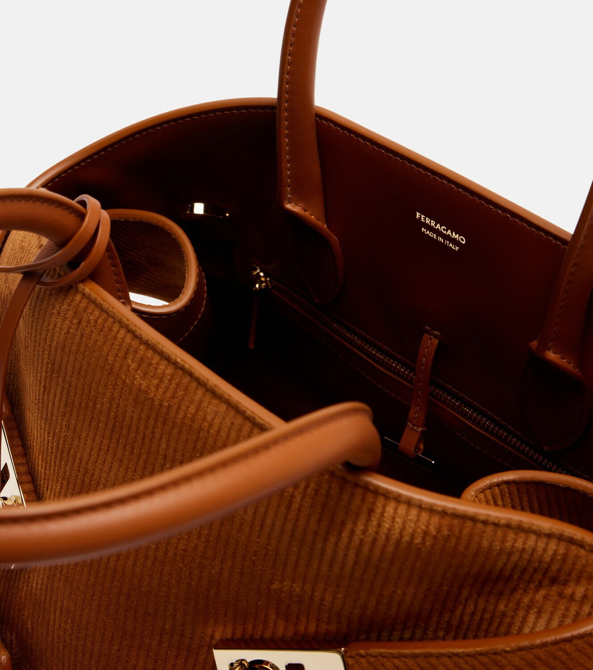 Ferragamo Hug Medium suede tote bag Salvatore Ferragamo