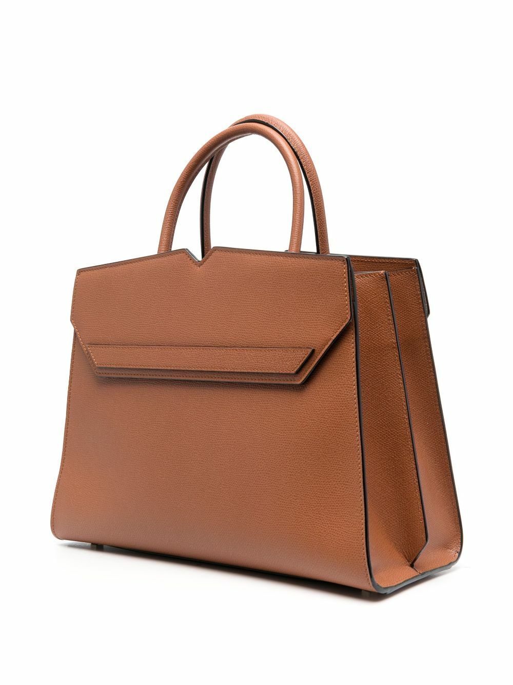 VALEXTRA - Duetto Leather Top-handle Bag Valextra