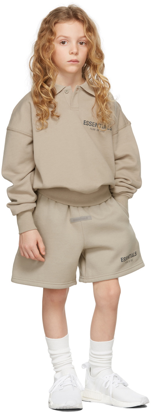 Essentials Kids Tan Sweat Shorts Essentials