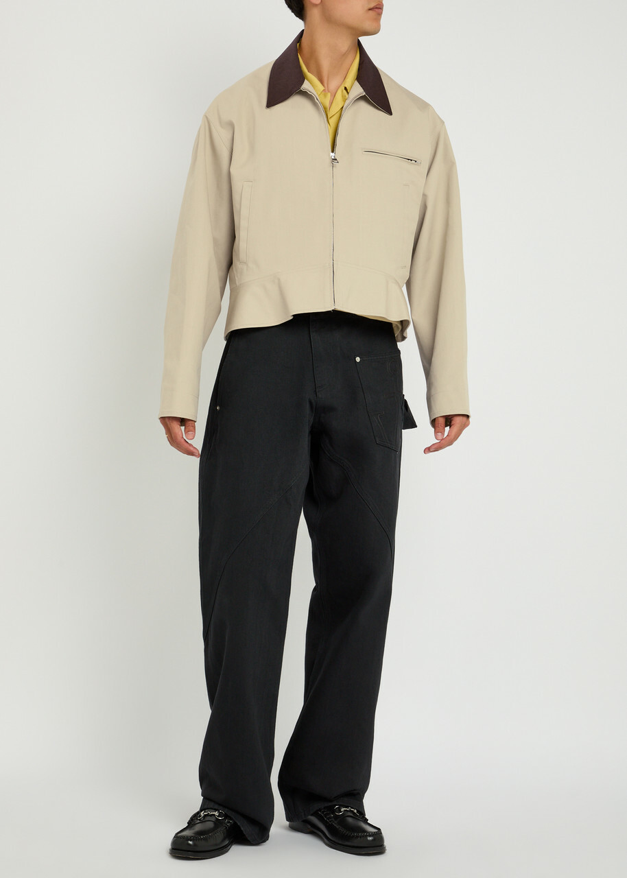 JW Anderson Cotton Jacket Cream JW Anderson