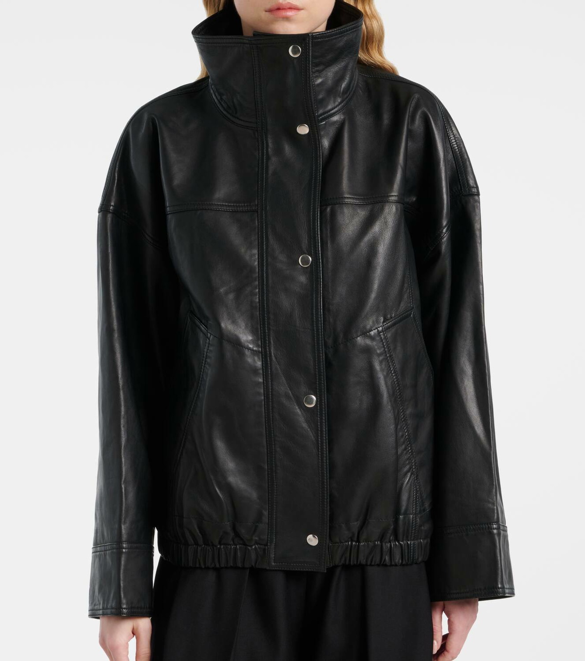 Róhe Leather bomber jacket Róhe