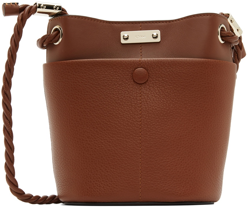 Chloé Brown Small Key Bucket Shoulder Bag Chloe