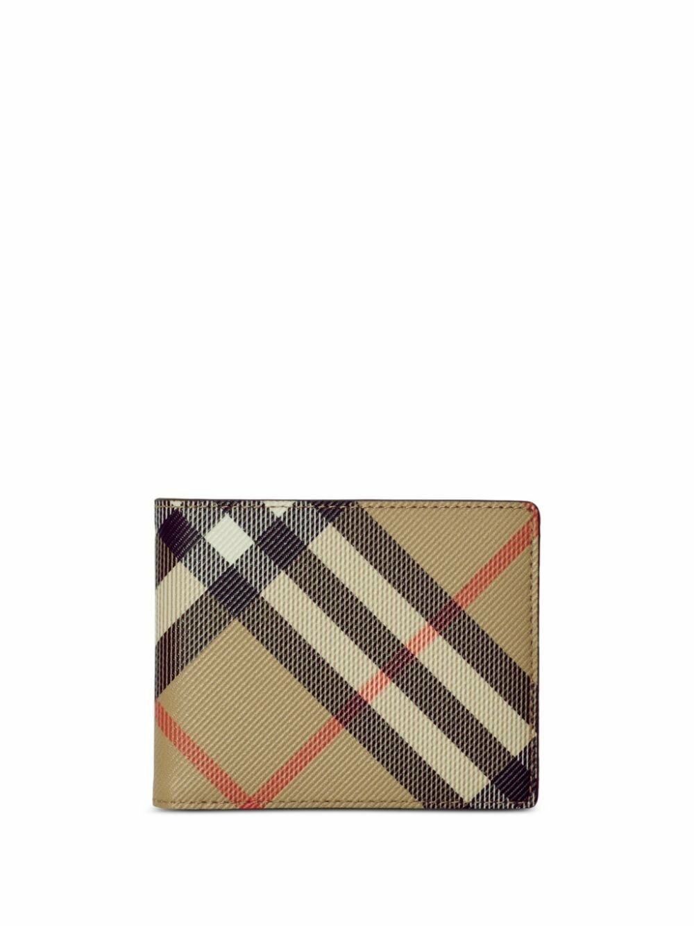 Burberry Check-Print Bi-Fold Wallet Burberry