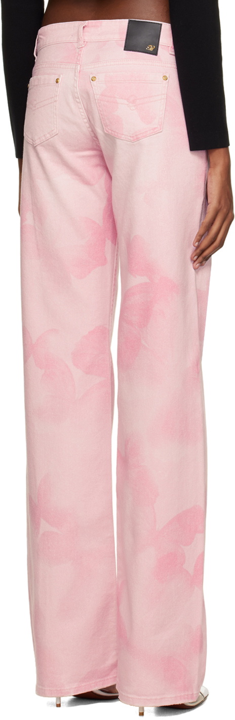 Blumarine Pink Boyfriend Jeans Blumarine