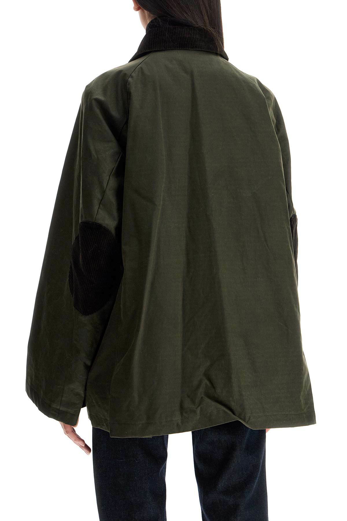 TOTEME country jacket in waxed organic cotton Khaki Toteme