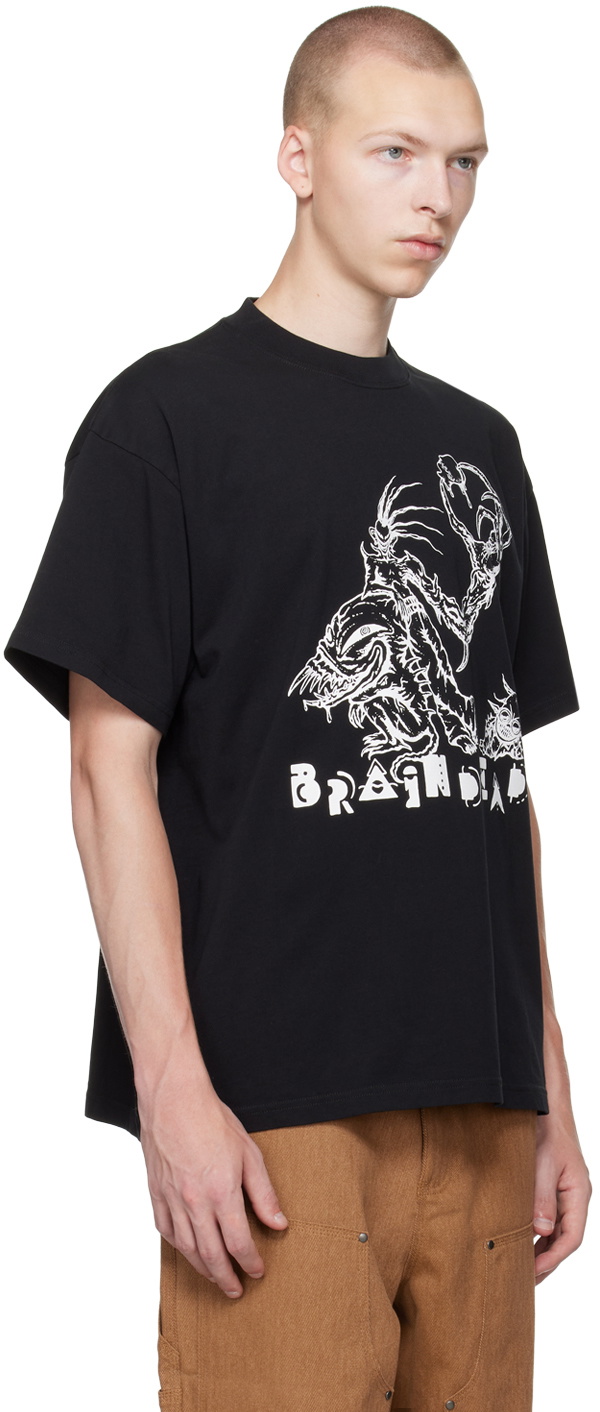 Brain Dead Black Monster Mash T-Shirt Brain Dead