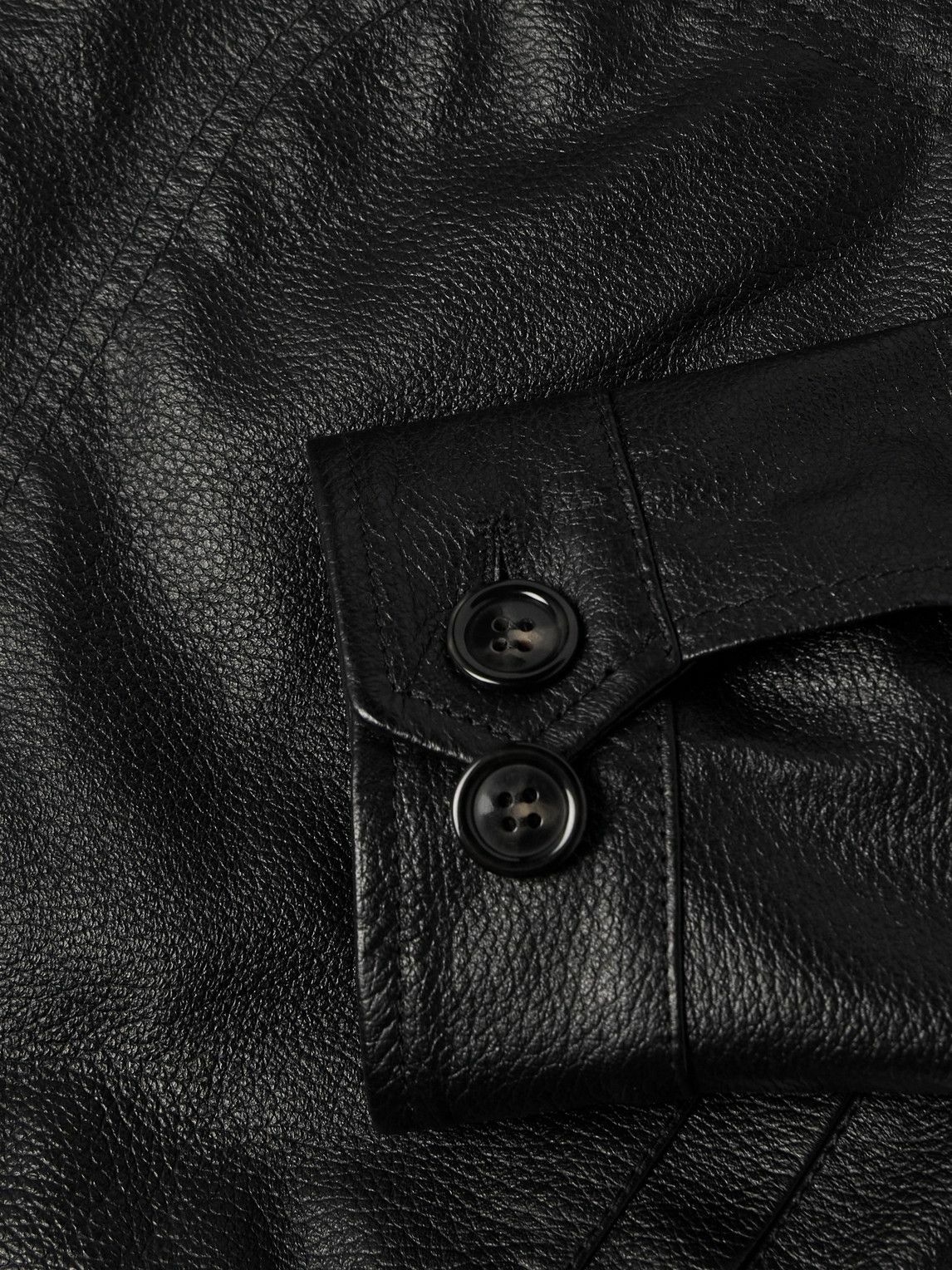 Kingsman - Full-Grain Leather Jacket - Black Kingsman