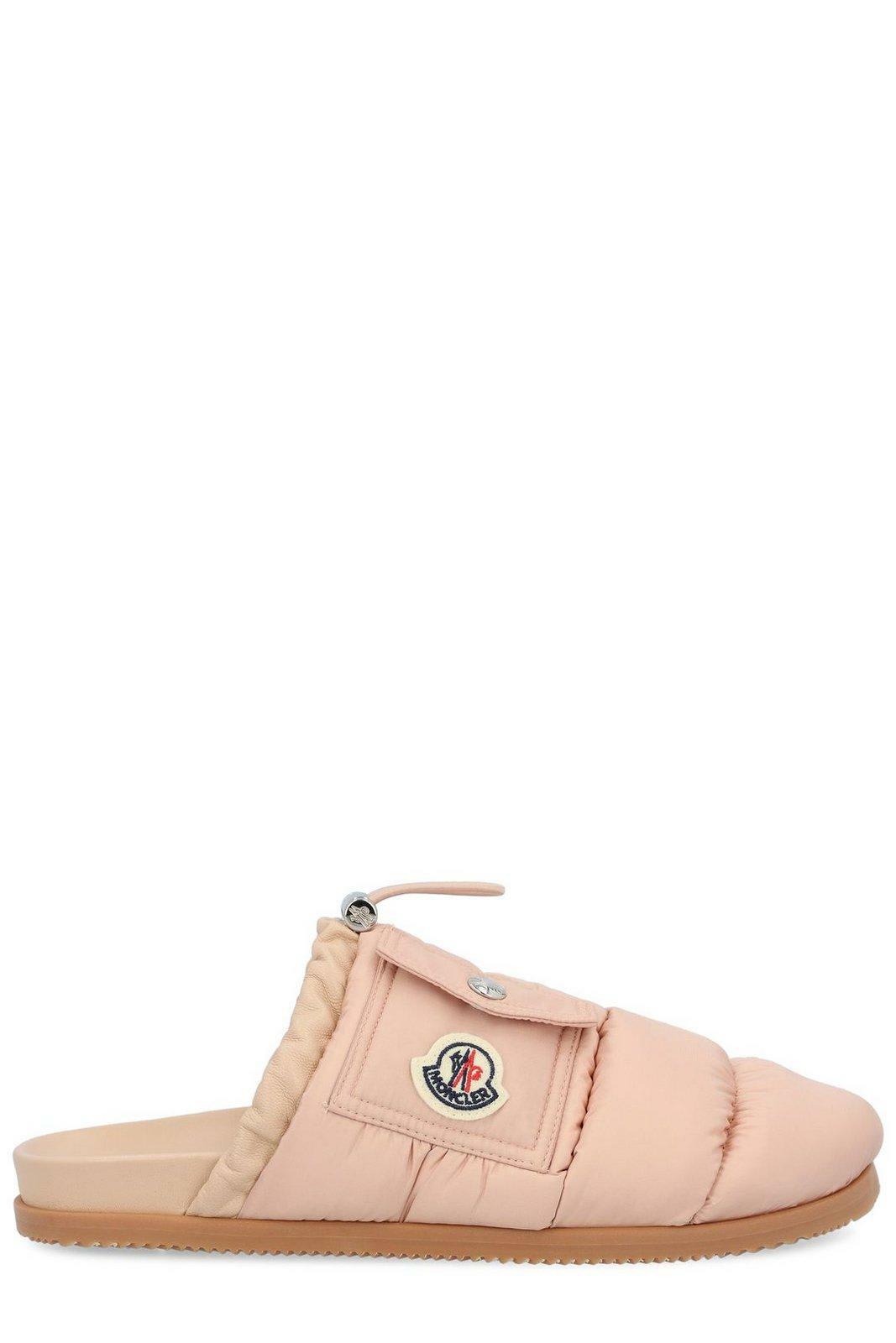 Moncler Logo Patch Padded Slippers Moncler