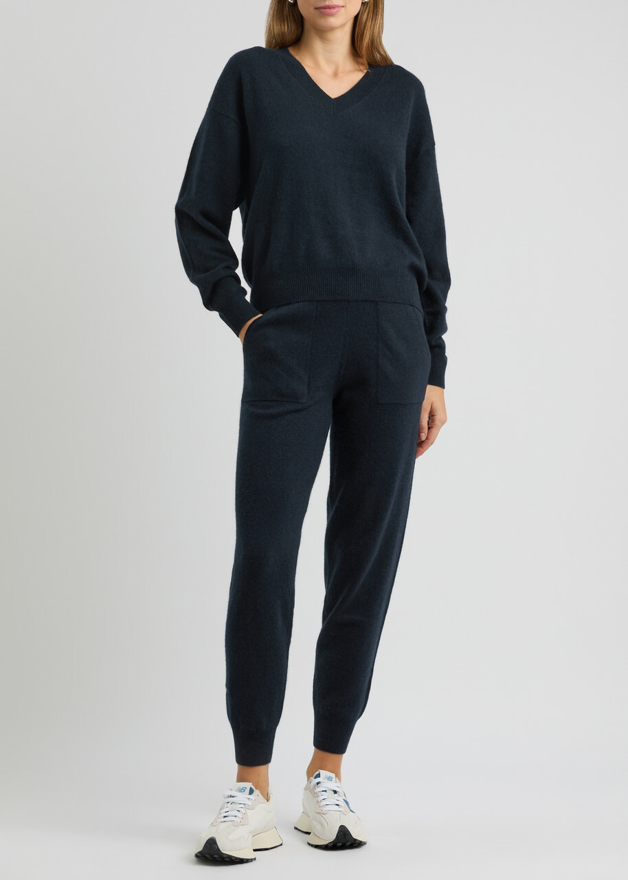 Crush Cashmere Faro Chill Cashmere Sweatpants Navy CRUSH CASHMERE