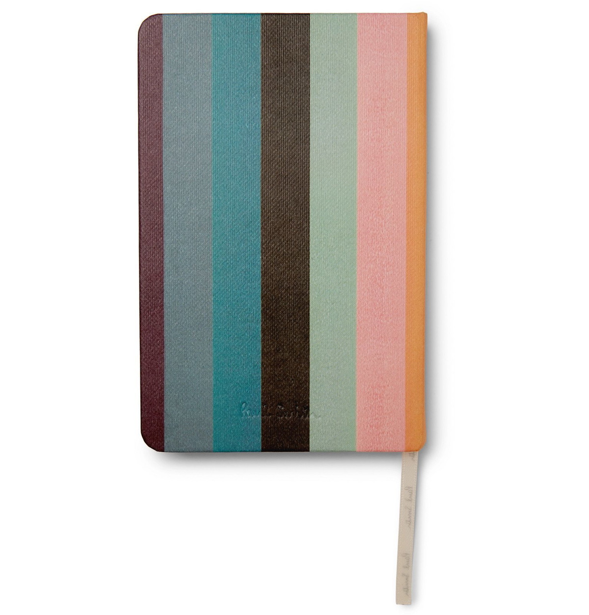 Paul Smith - Striped Canvas Notebook - Multi Paul Smith