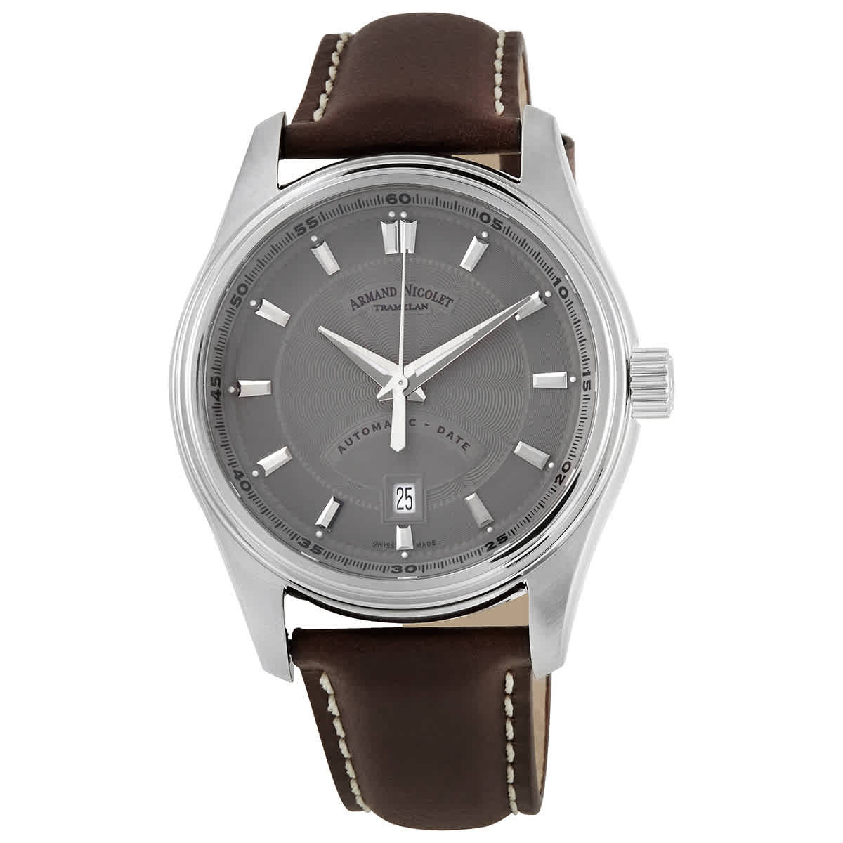 Armand Nicolet MH2 Automatic Grey Dial Mens Watch A640A-GR-P140MR2 ...