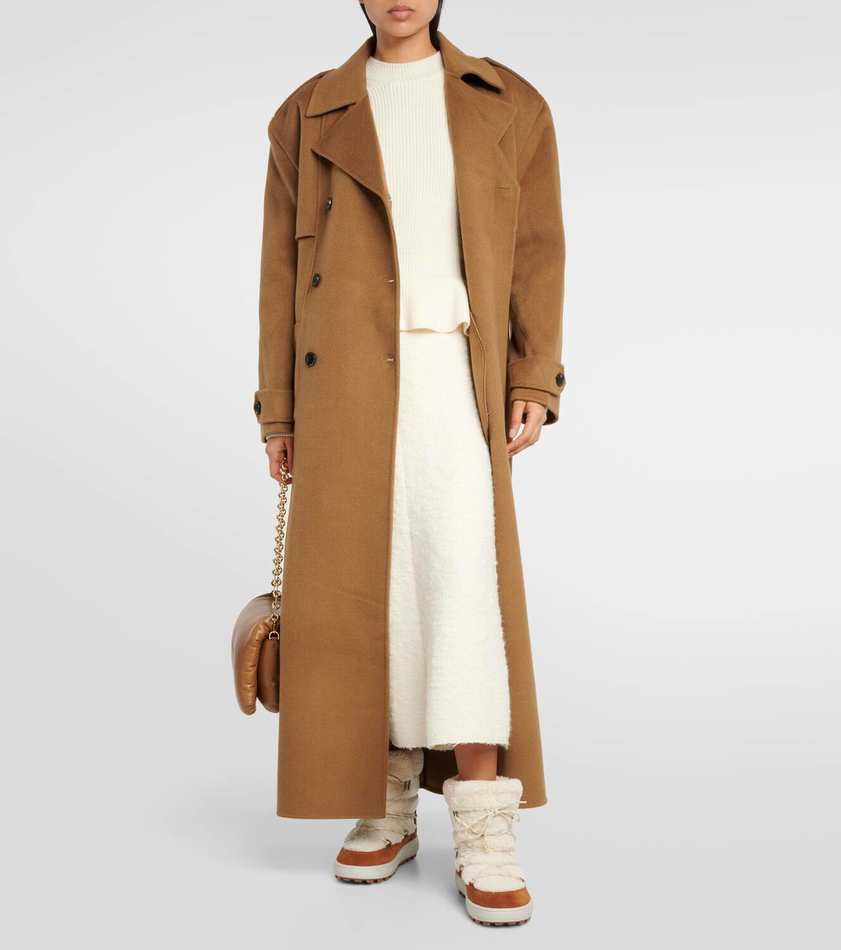 Bogner Chamonix suede and shearling snow boots Bogner