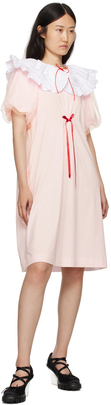 Simone Rocha White Ruffled Bow Collar Simone Rocha