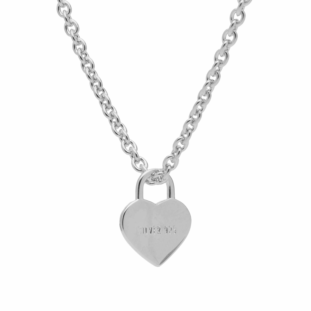 Human Made Men's Heart Necklace in Silver Human Made
