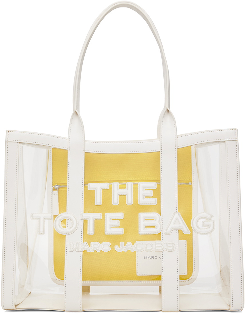 Marc Jacobs White 'The Clear Large' Tote Marc Jacobs