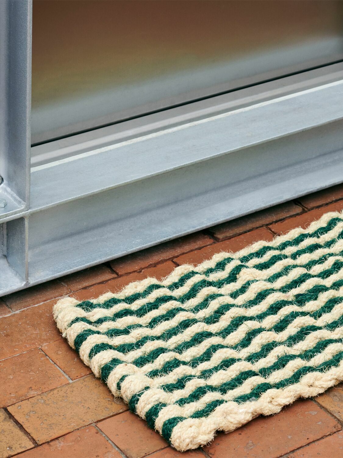 HAY Wavy Stripe Woven Doormat HAY