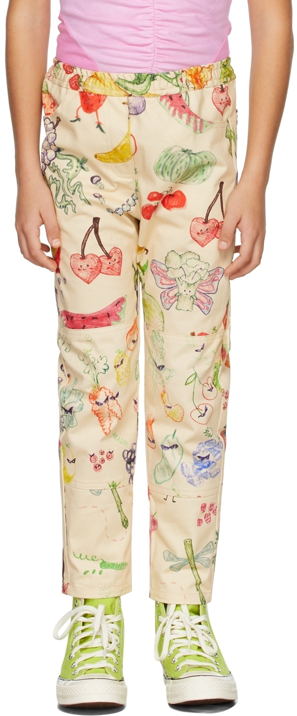 Collina Strada SSENSE Exclusive Kids Beige Chason Trousers Collina Strada