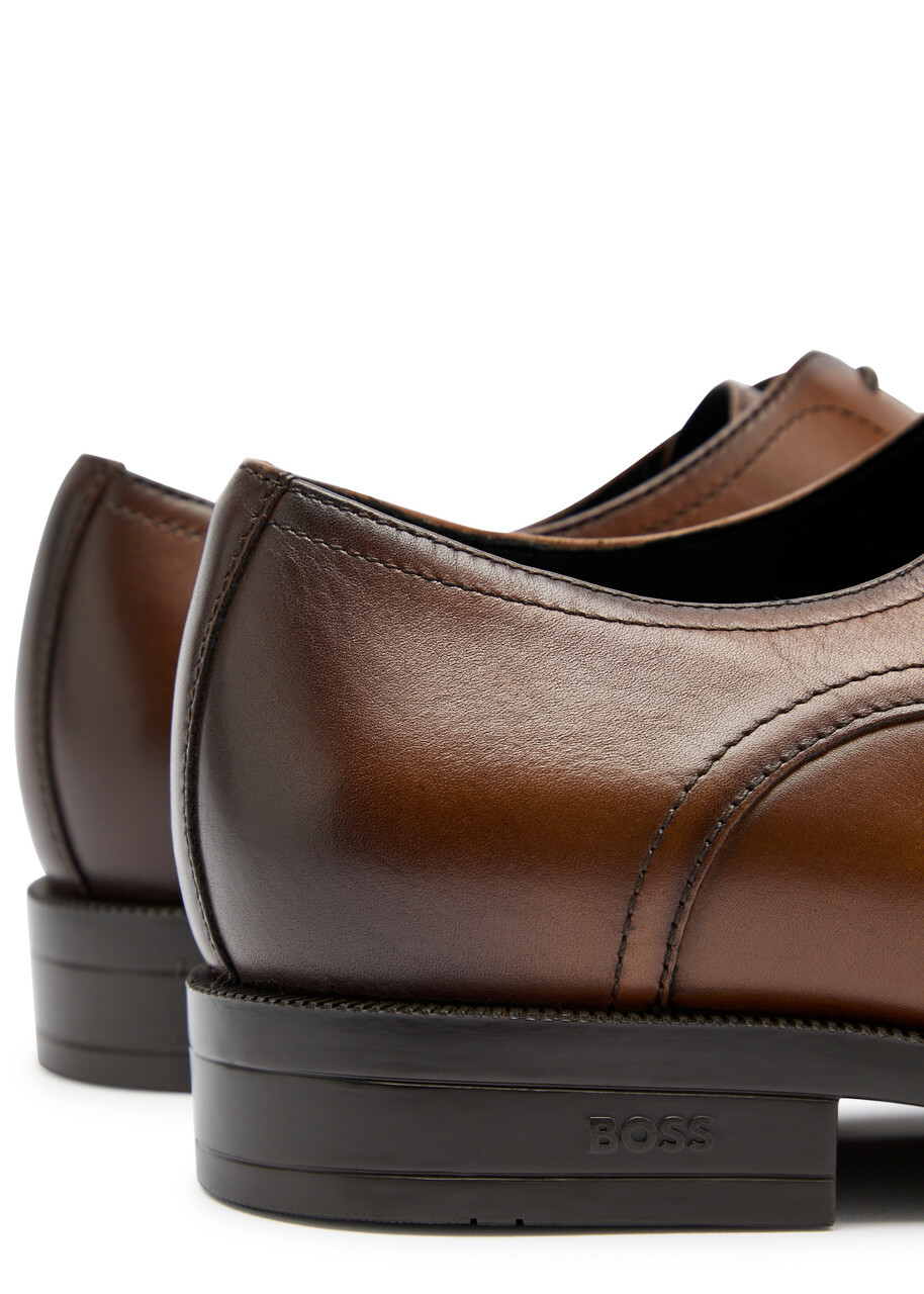 Boss Tayil Dégradé Leather Derby Shoes Brown BOSS