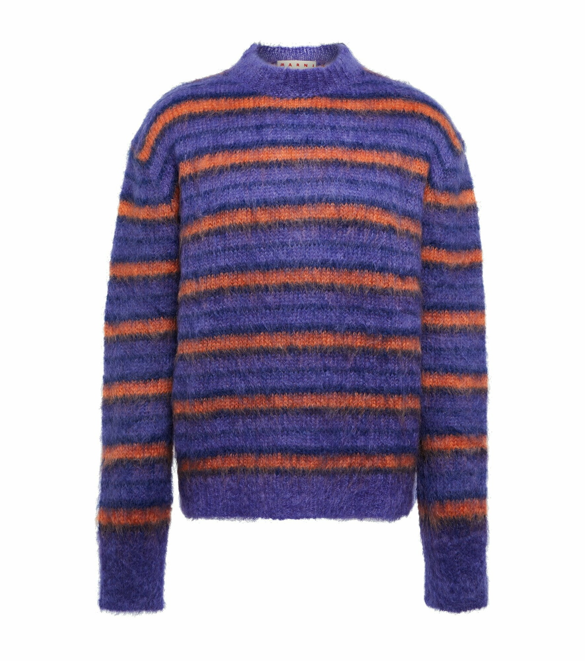Marni - Striped mohair-blend sweater Marni