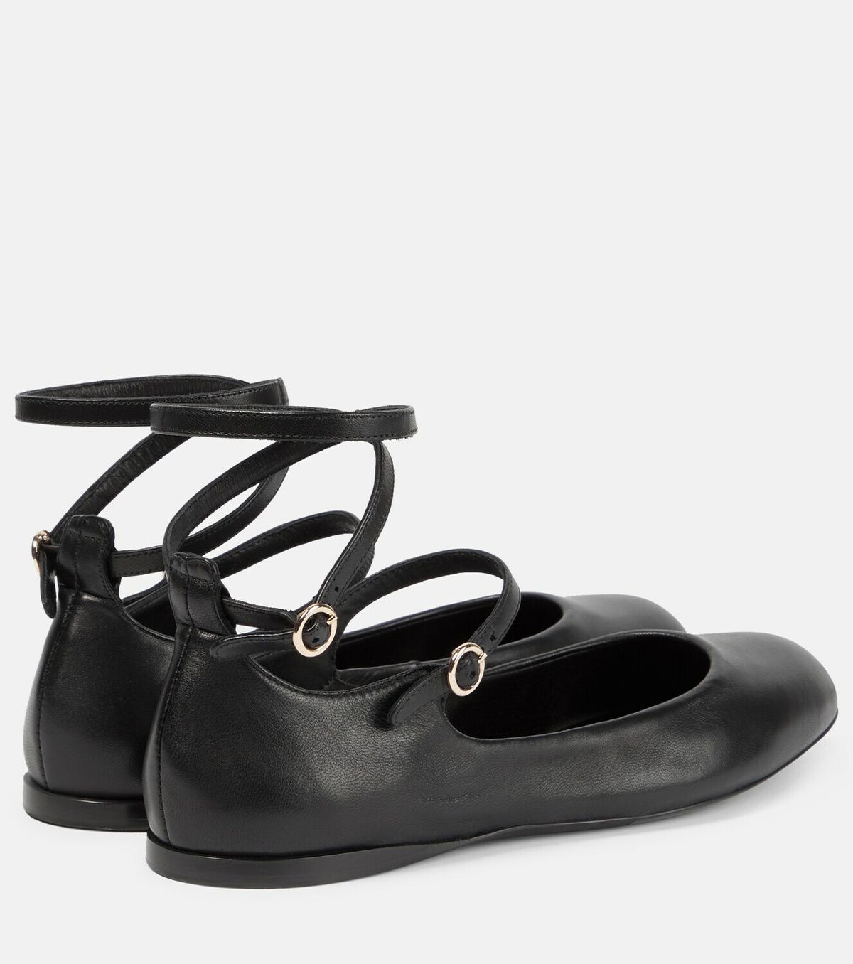 Max Mara Norma leather ballet flats Max Mara