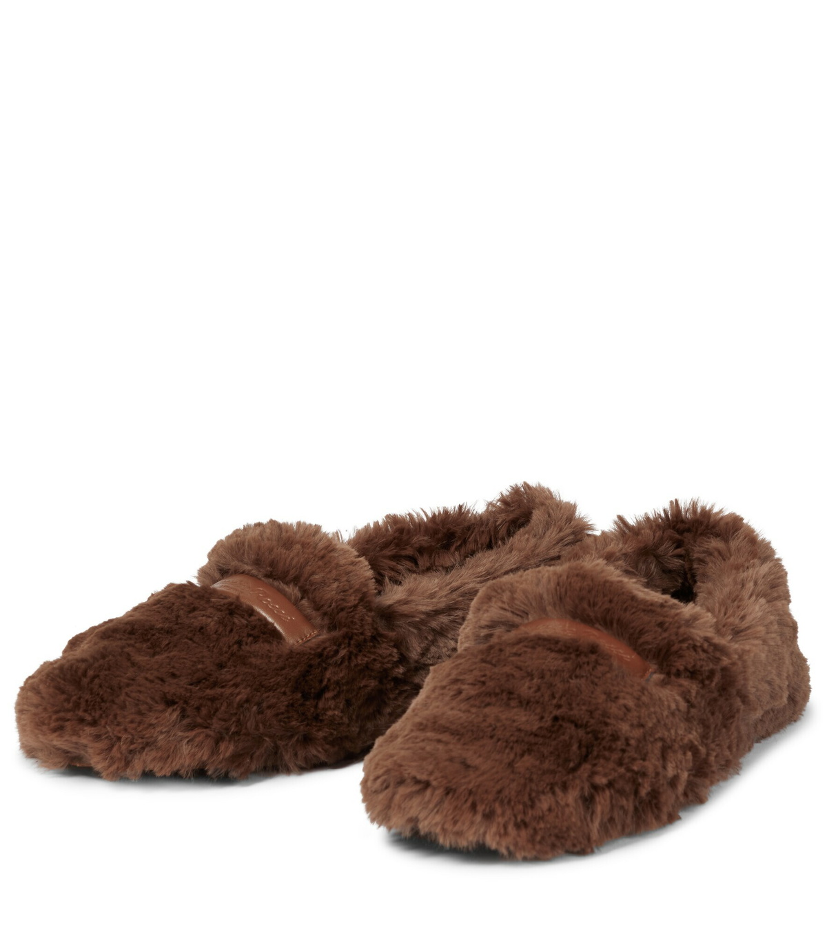 Gianvito Rossi - Boo faux fur flats Gianvito Rossi