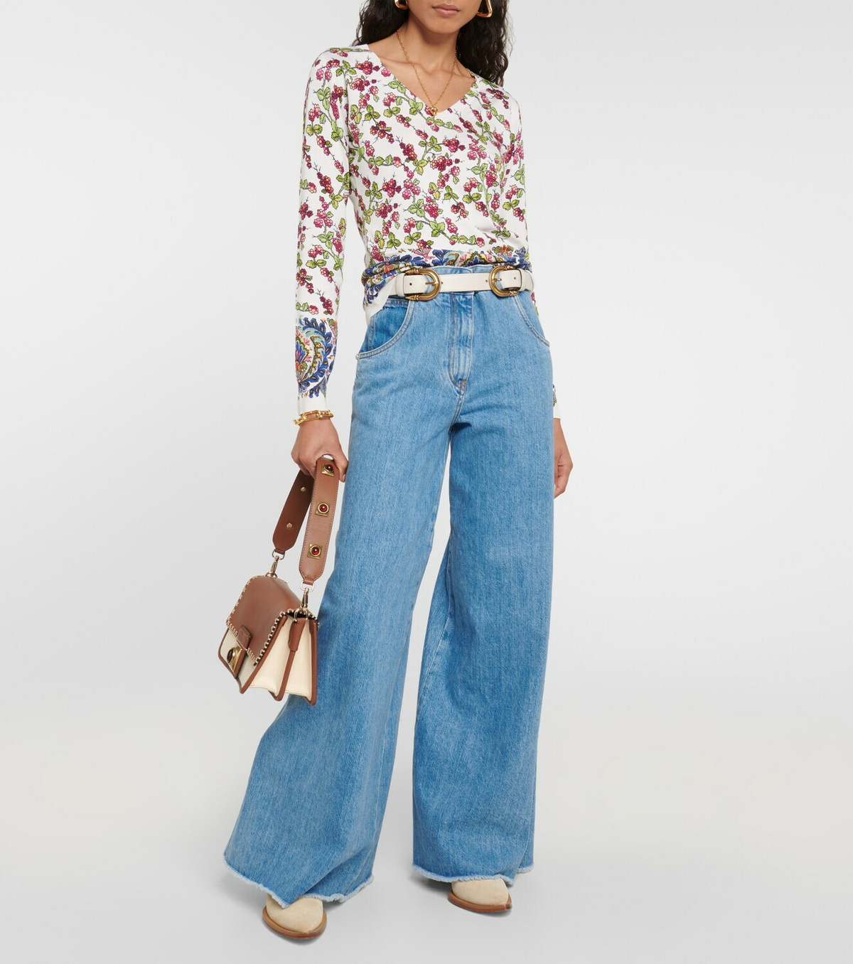 Etro Printed silk-blend sweaters Etro