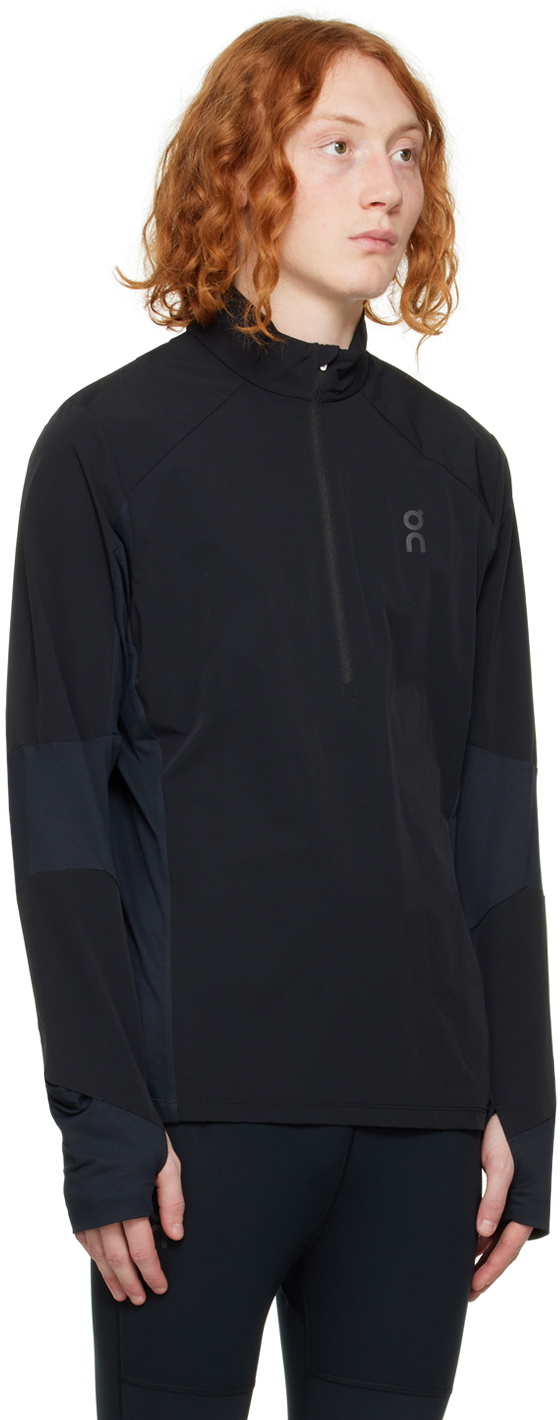 On Black Half-Zip Track Jacket On